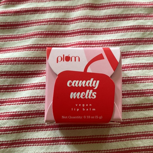 Plum | Makeup | Plumcandy Melts Vegan Lip Balm In Melon Bubbleyum | Poshmark